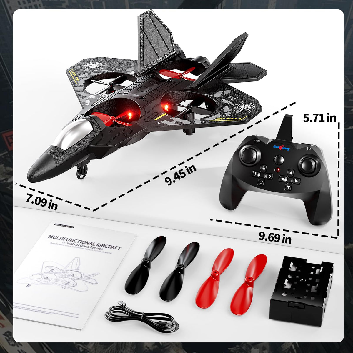 Foam Remote Control Airplanes RC Planes for Kids Adults 4-8, Remote Co – Crazy RC Toys