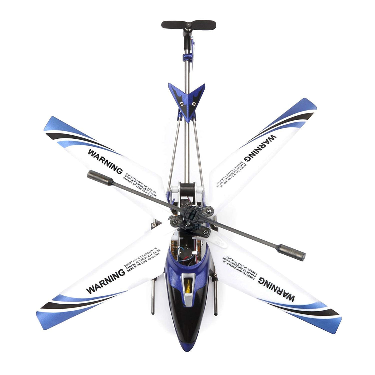 3CH Infrared RC Helicopter Mini Flight S107 Gyro with Light, Blue ...