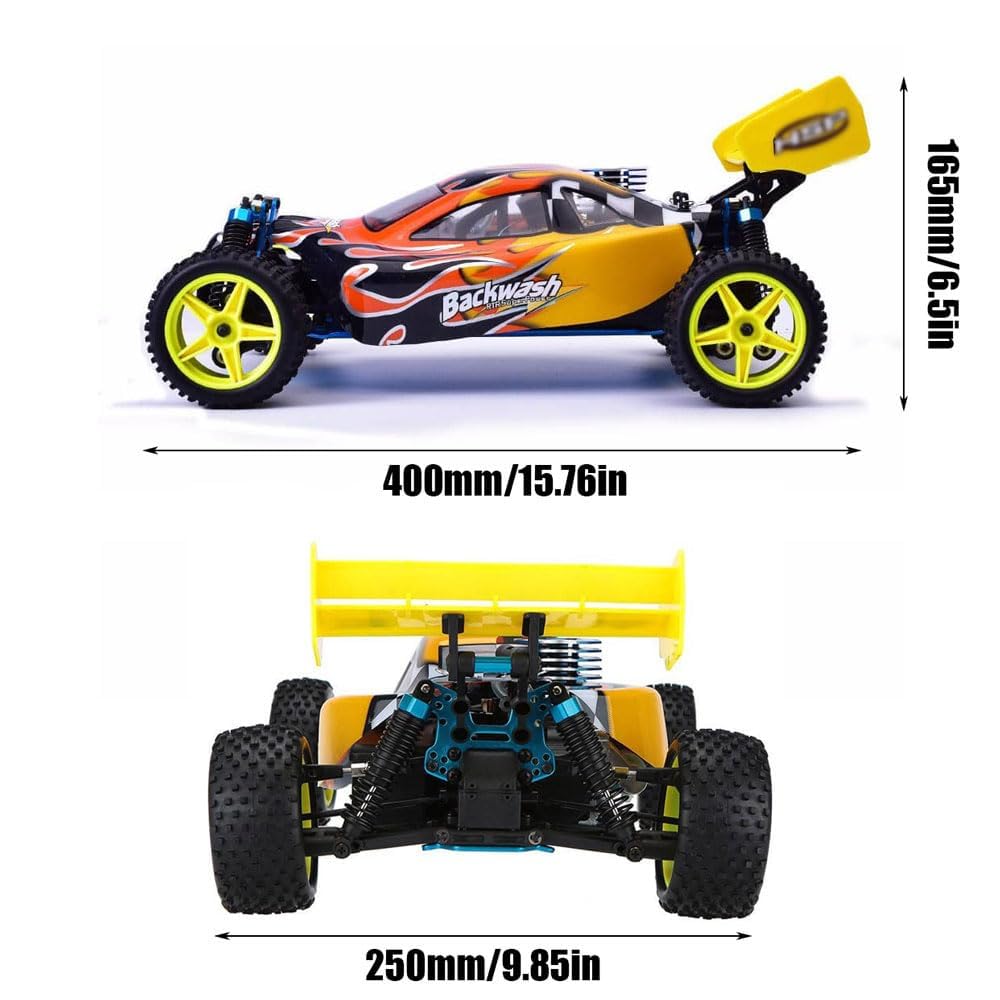 1/10 Nitro RC Car for Adult 75CC Oil-Powered Two Speed RC Crawler Truc ...