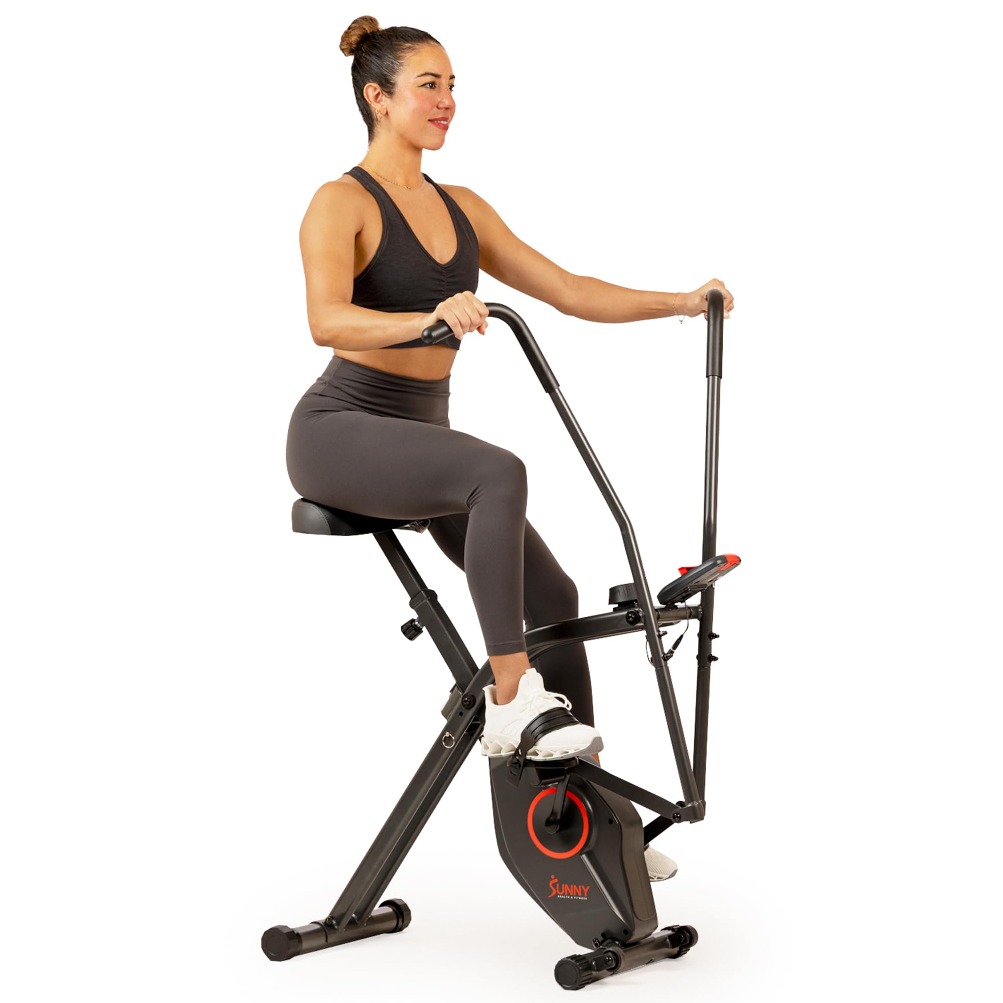 Sunny Health & Fitness Smart Total-Body X-Bike Plus Arm Exercisers, Fr ...