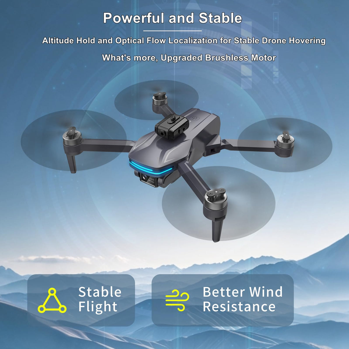 Remote Control FPV Drone with 1080P Camera for Kids and Adults Beginne ...
