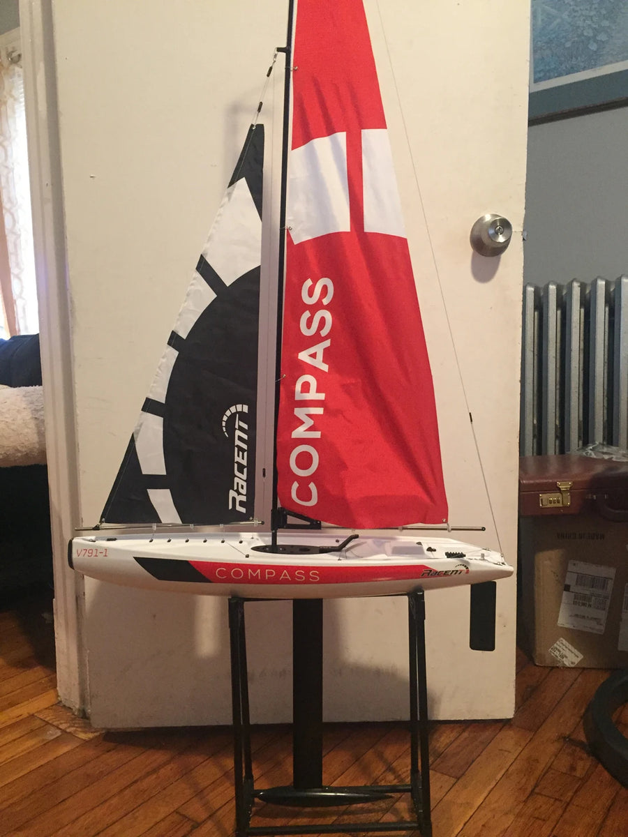 Remote Control Sail Boat Compass Pre-assembled Wind Power – Crazy RC Toys