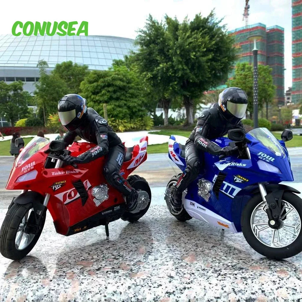 RC Stunt Motorcycle Car 1/6 High Speed Motorbike Model 2.4G Radio Cont ...