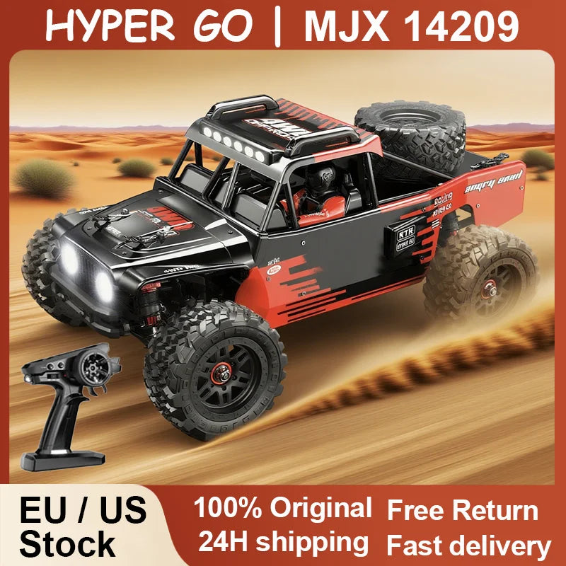 Hyper Go MJX 14209 75km/h Brushless 1/14 RC Car 2.4G Remote Control 4W ...