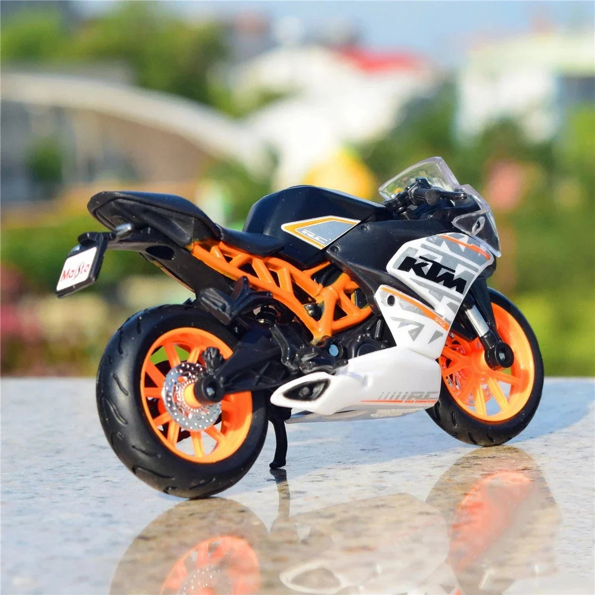 Maisto 1:18 KTM RC 390 Alloy Racing RC Motorcycle Model Diecast – Crazy ...