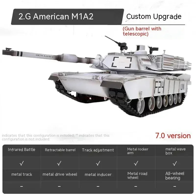 M1a2 Remote-controlled Tank Abrams Infrared Combat – Crazy RC Toys