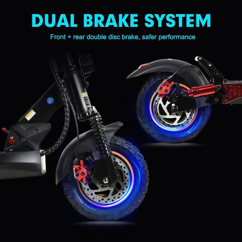 Mankeel MX-14 10" Off-road Tire Kick Electric Scooter 48V 13Ah 45km/h ...