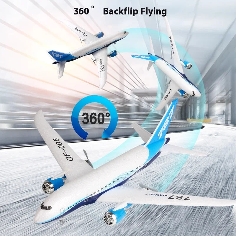 Qf008 Rc Plane Three Channel 787 Remote Control Aircraft Fixed Wing Fo ...