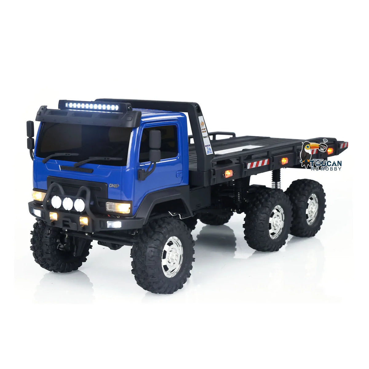 US Stock Hobby Plus CR18P 1/18 6x6 RC Rock Crawler Flatbed Truck RTR R ...