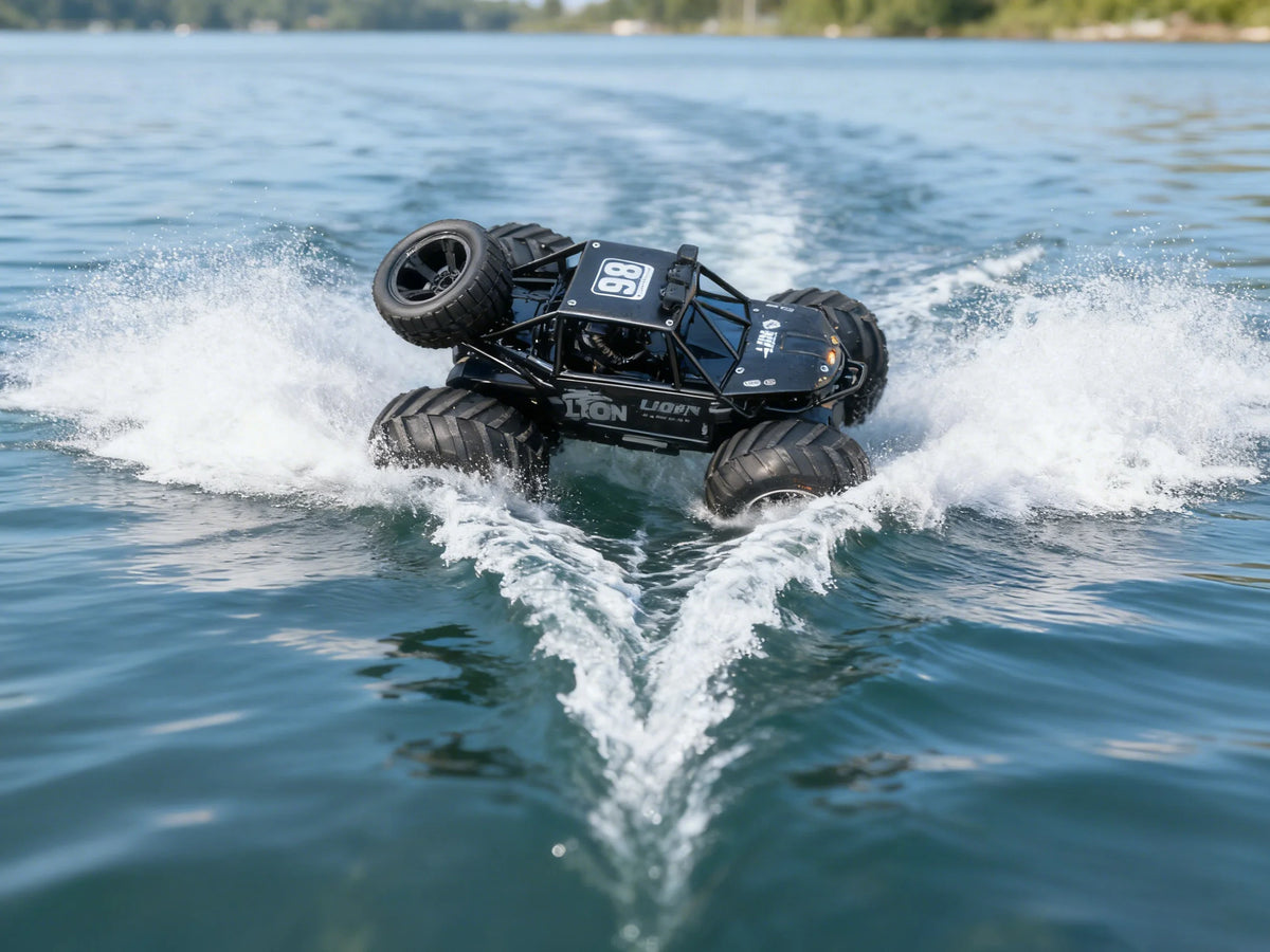 2-in-1 Amphibious RC Car Boat: 4WD APP Control Waterproof All Terrain ...