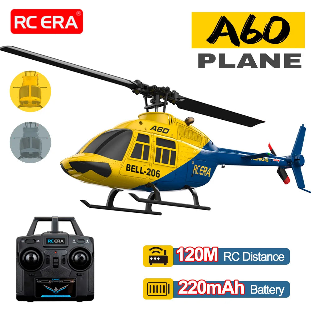 RC ERA A60 4CH Helicopter 1/42 Scale BELL-206 Optical Flow Positioning ...