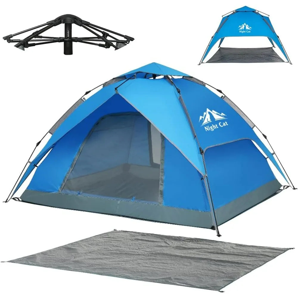 Instant Popup Tents 2-3 Persons with Footprint Tarp Easy Setup Camping ...