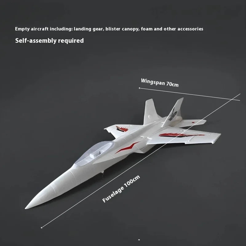 KEPAQI RC Plane 70cm Wingspan F18 64mm Ducted Remote-Controlled Fighte ...