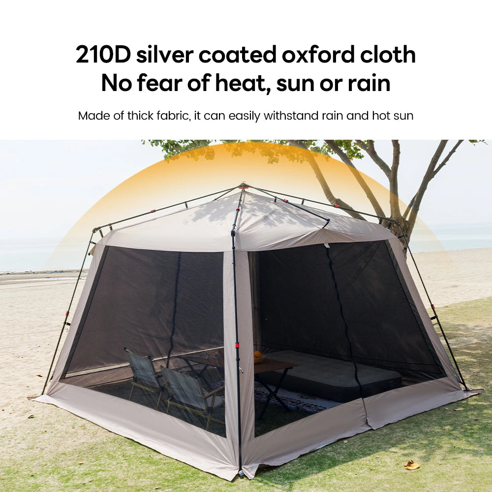 Sonuto Outdoor Canopy Tent Automatic Quick-Opening Aluminum Pole Campi ...