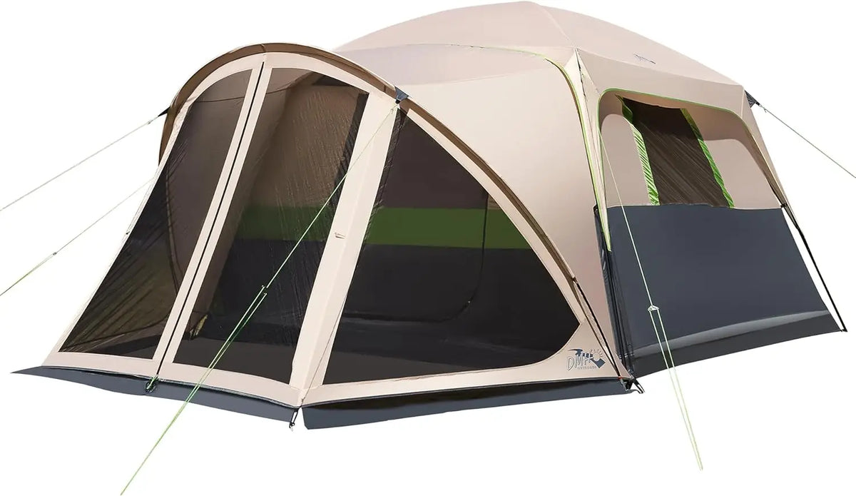 6 Person Camping Tent with Screen Porch, Family Tents for Camping Easy ...