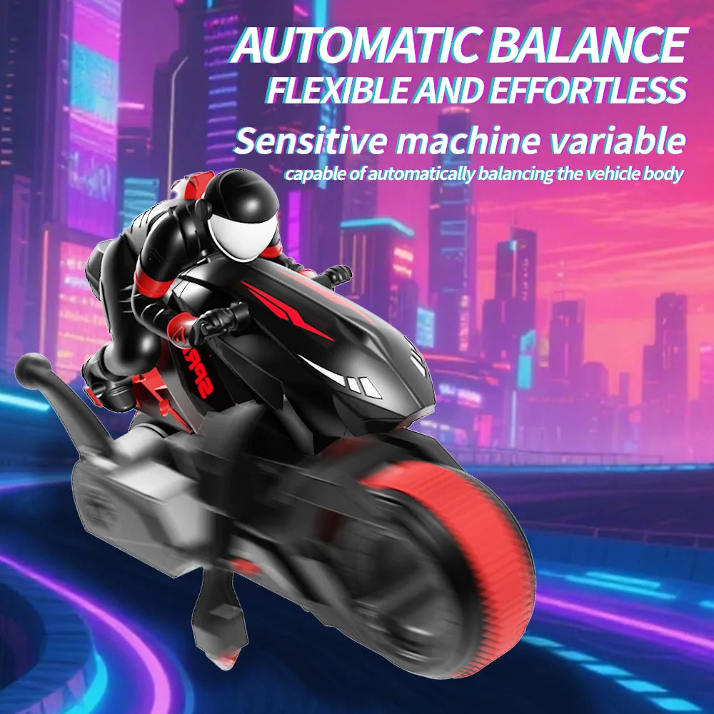 New Arrival Stunt RC Motorcycle High-Speed Drifting 360° Rotation Remo ...