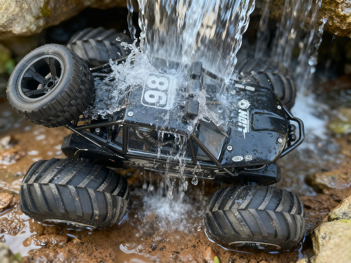 Ultimate Gift 4WD Amphibious RC Car Boat Drives on Land Water APP Cont ...