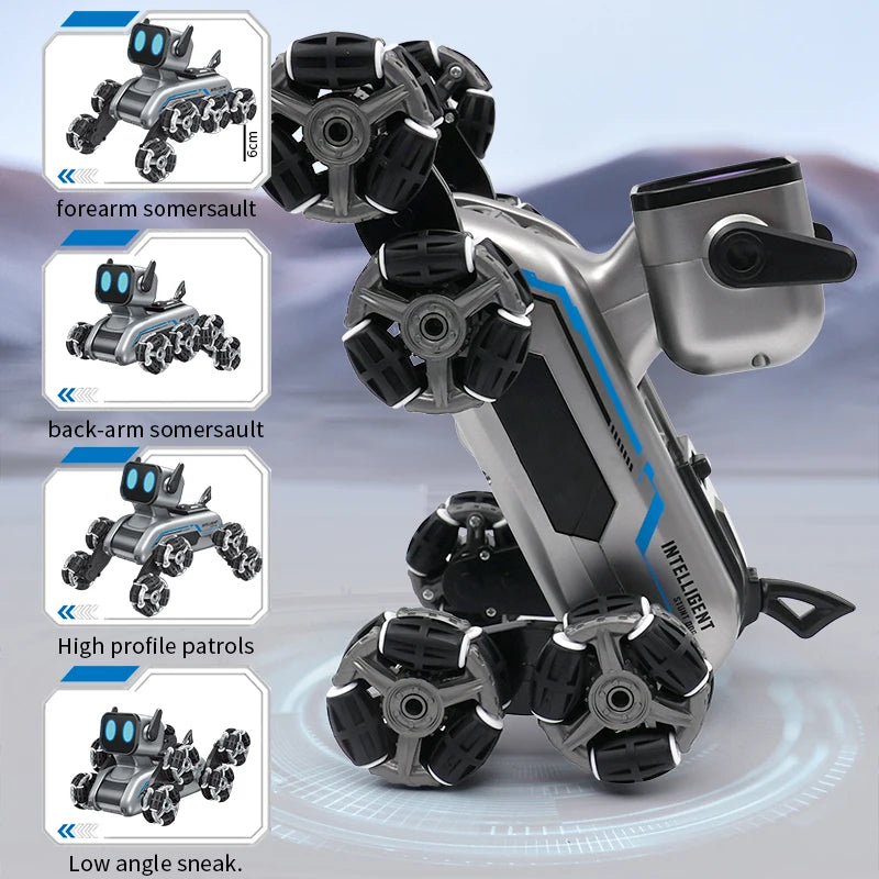 New Stunt Remote Control Car 8-Wheel Climbing Mechanical Robot – Crazy ...