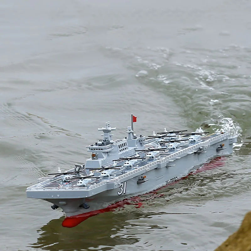Electric Remote Control Battleship Model Finished Product Aircraft Car ...