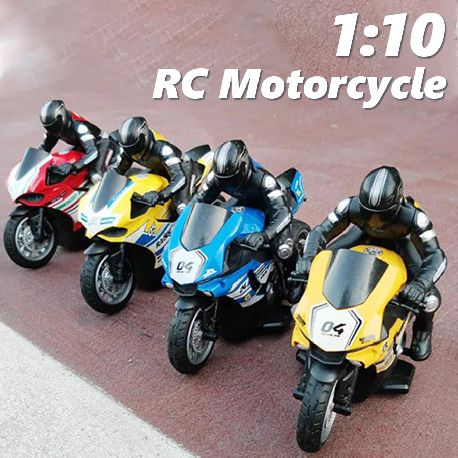 Rc Motorcycle 1: 10 2.4G 4Ch Electric Drift Motorcycle for Children Re ...