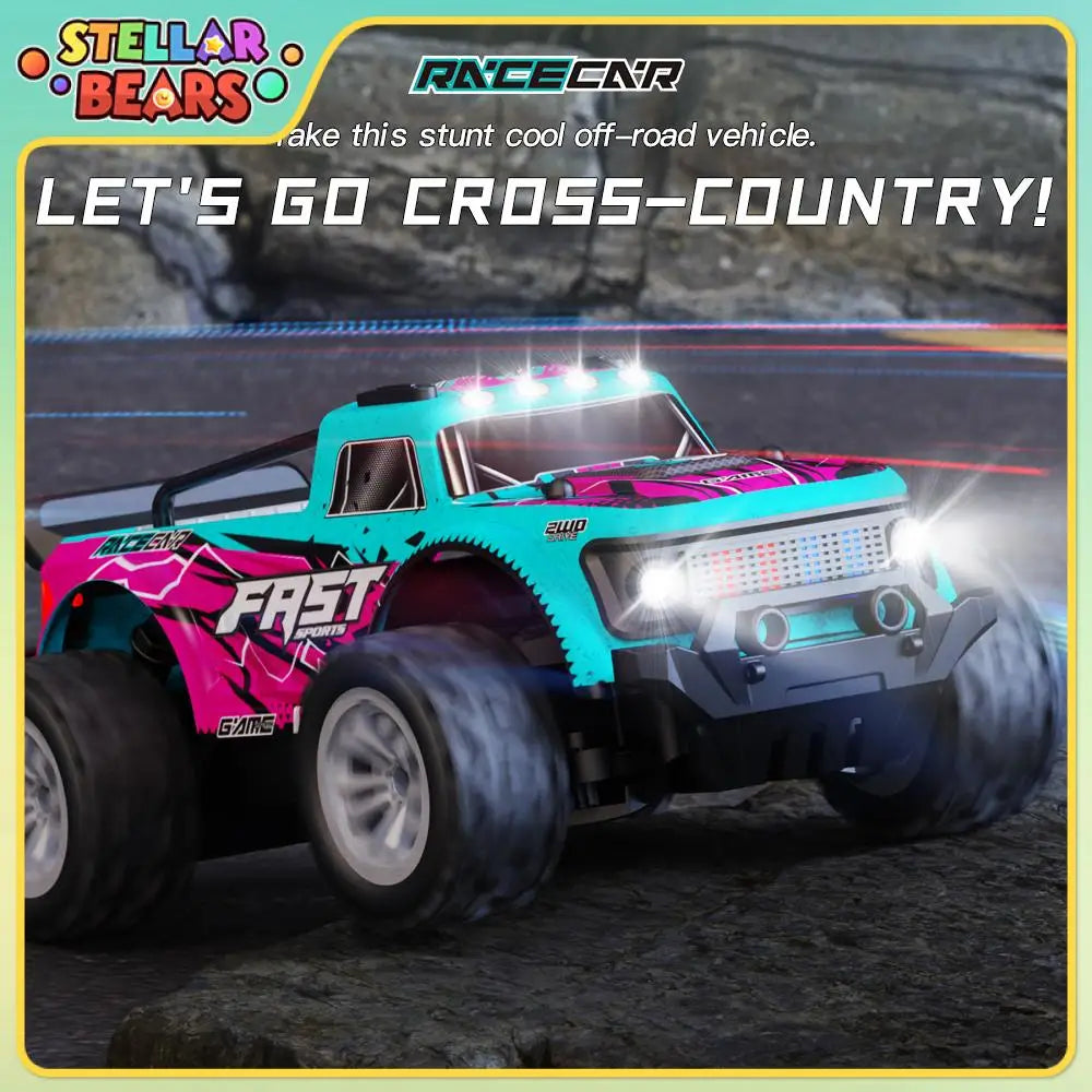 2.4G RC Off-Road Vehicle Climbling Cars with LED Lights Children's Toy ...