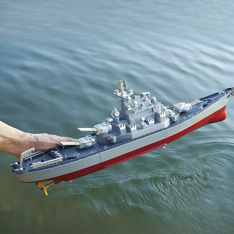 RC Battleship Model Large Warship Model Toy Gift – Crazy RC Toys