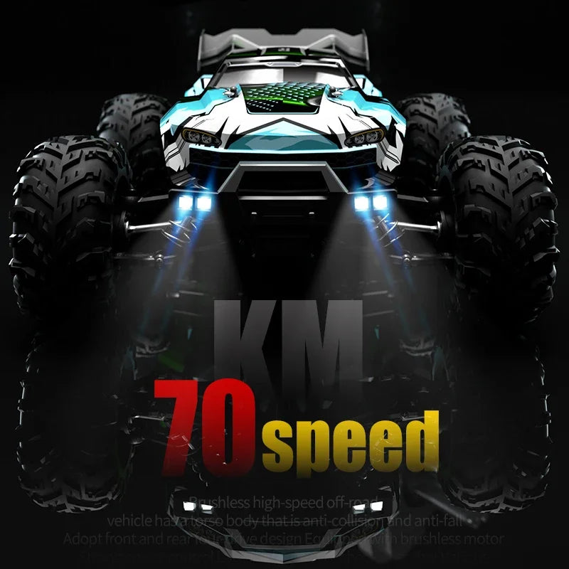 High Speed RC Car 4WD Off Road Vehicle 70KM/H Brushless Motor Professi ...