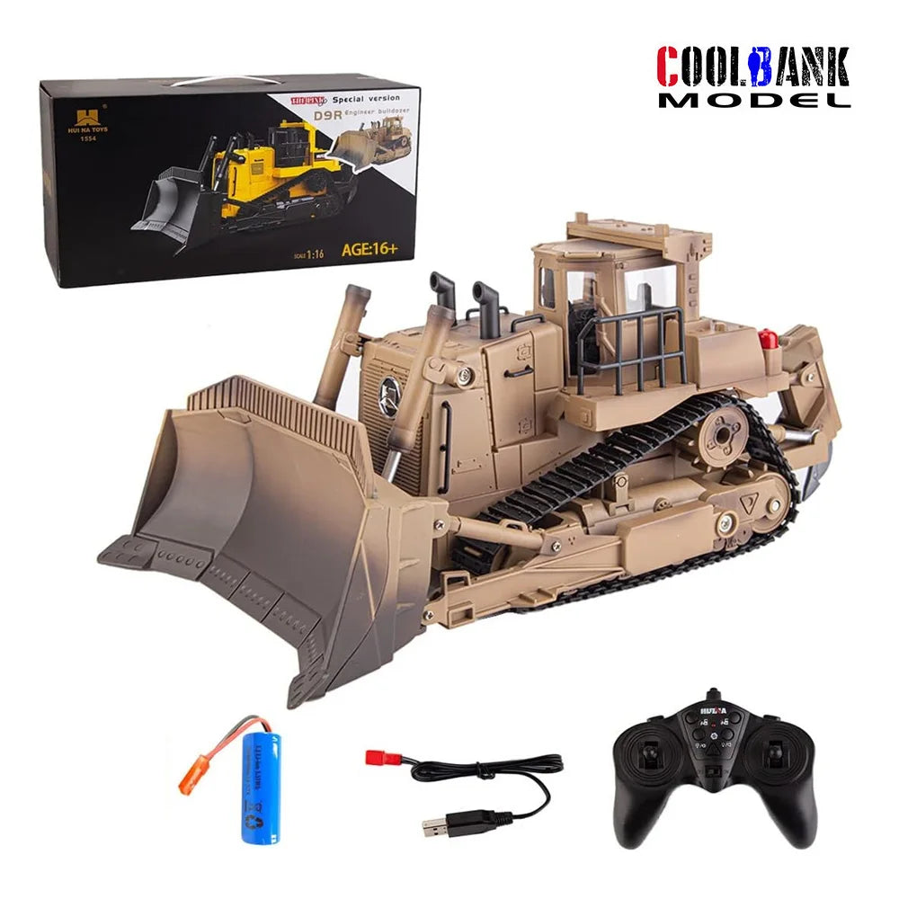 RC Engineering Vehicle with Lights and Sound Simulation – Crazy RC Toys