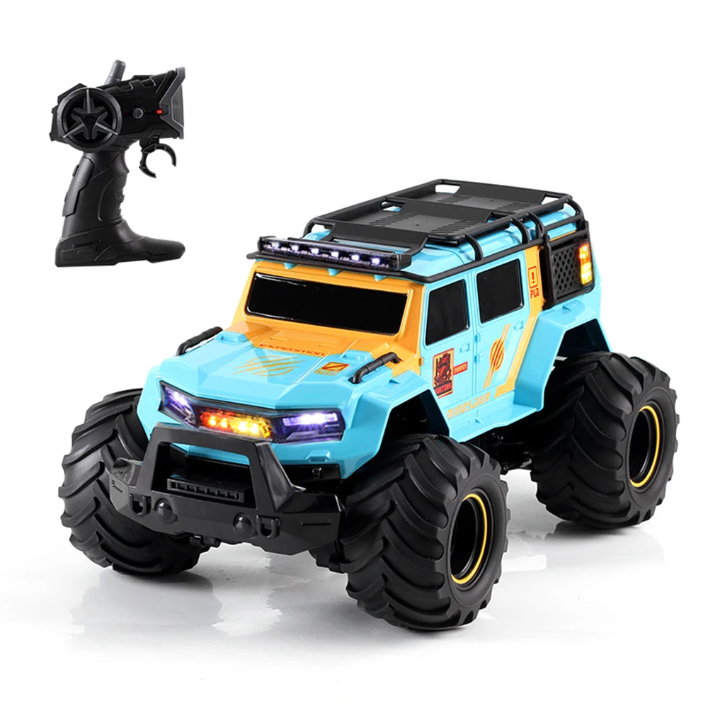 9IMOD 1/16 RC Car Amphibious Stunt Vehicle 2.4G 4WD Police Car Waterpr ...