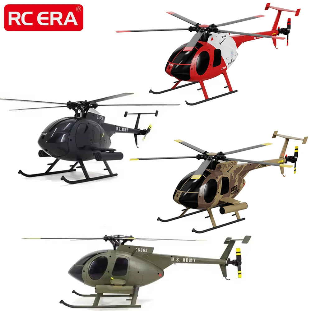 RC ERA 1:28 C189 Bird Helicopter MD500 Remote Control Aircraft 6-chann ...