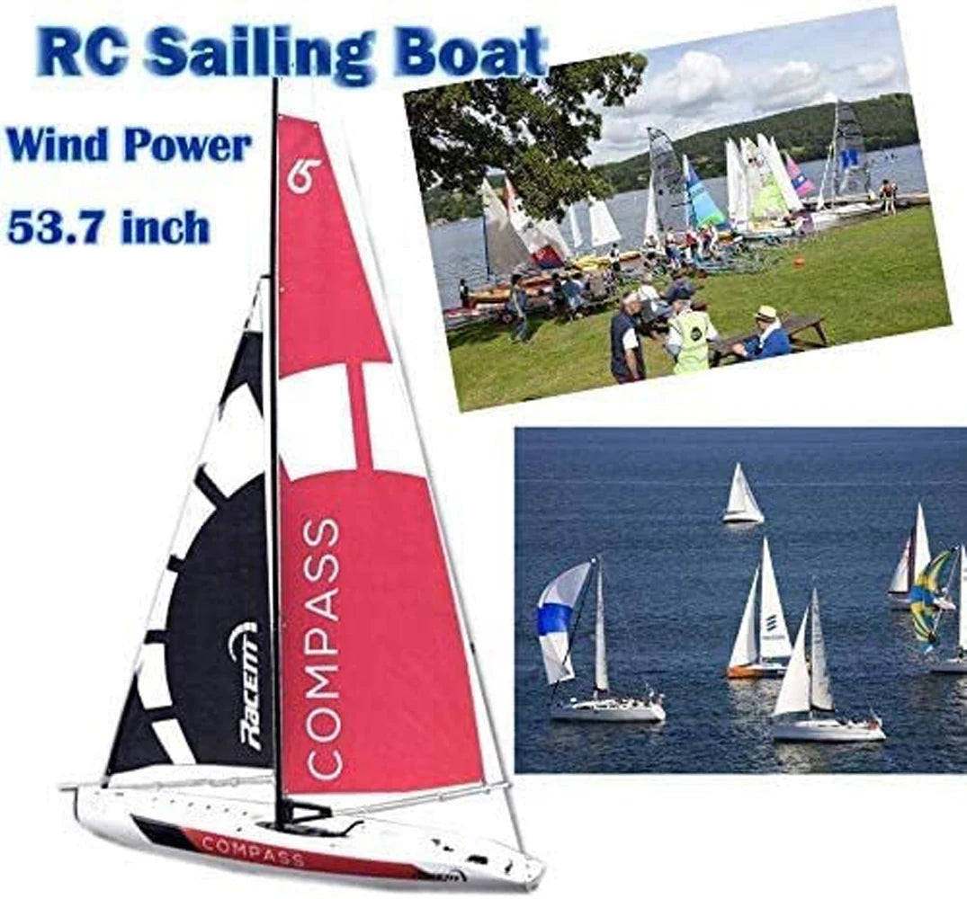 RC Sailboat Super Giant Hobby Drive Pre-assembled Sailing – Crazy RC Toys