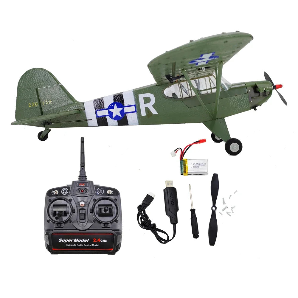 1/16 World War 2 RC Helicopter Model J3 Brushless 4-way Six-axis ...